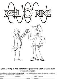 Dael o ring - kleurwedstrijd